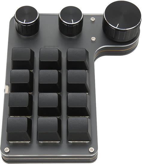 Amazon Com GOWENIC Macro Gaming Keyboard 12 Key 3 Knobs Mechanical Keyboard With Red Switch