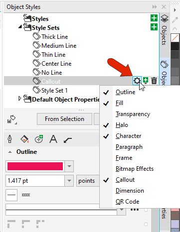Working With Style Sets In Corel DESIGNER Corel Discovery Center