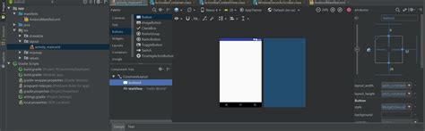 Created A Simple Button In Android Studio And Nothing Appears Stack