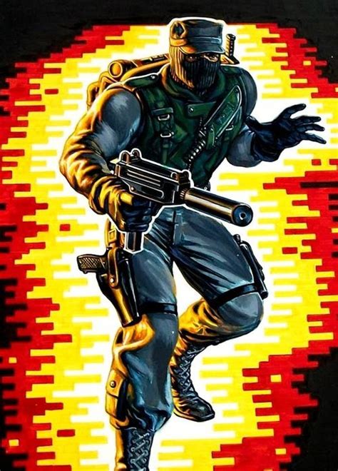 Shockwave Gi Joe 80s Card Artwork 1988 Gi Joe American Heroes Joes