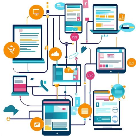 A Visual Of A Content Syndication Strategy With Articles Being