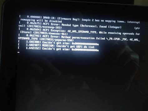 Macbook Error Message On Boot Ask Ubuntu