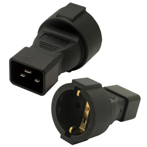 Power Plug Adapter Iec 320 C20 To 3pin Eu European German Female Power