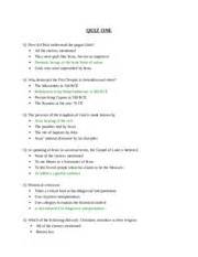 Quiz One Question Bank Quiz One Q How Did Paul Understand The Pagan
