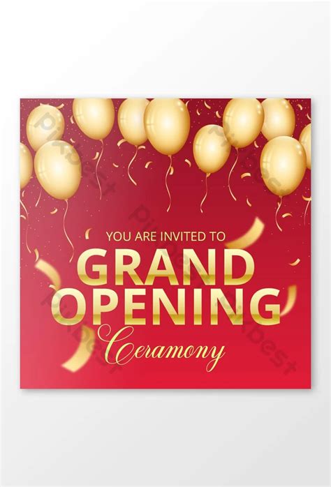 현실적인 그랜드 오프닝 배경 Png Psd 무료 다운로드 Pikbest