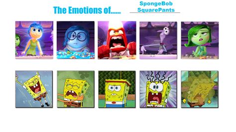 The Emotions Of Spongebob Squarepants By Amazingianroe2024 On Deviantart