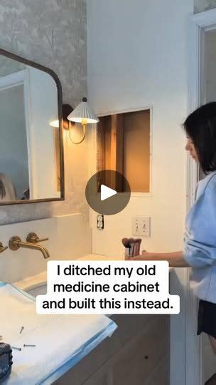 100k Views · 296 Reactions Goodbye Old Medicine Cabinet And Hello Diy