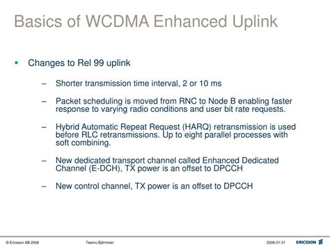 Ppt Performance Analysis Of Transport Format Combination Selection In
