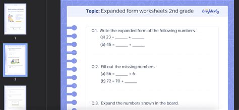 Expanded Notation Worksheets Free Printable