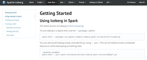 open source highlight apache iceberg