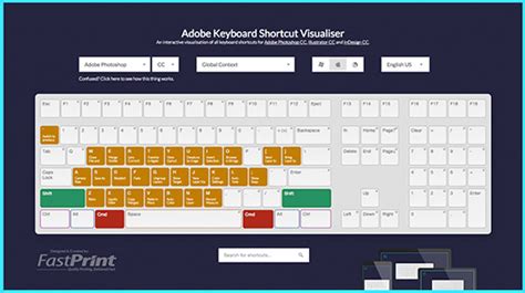 interactive adobe shortcut mapper tool vectorgraphit blog