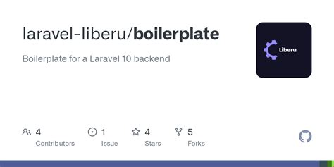 Github Laravel Liberuboilerplate Boilerplate For A Laravel 10 Backend