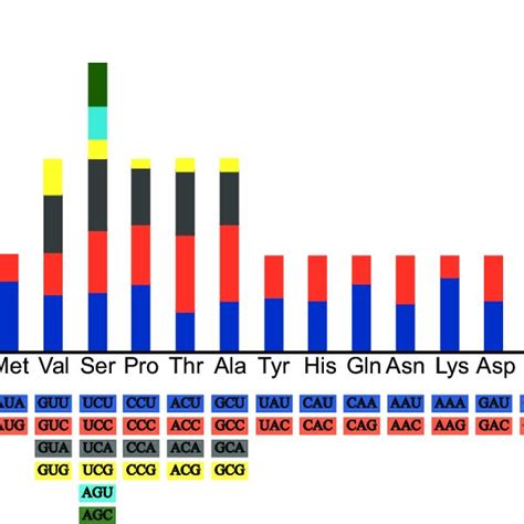 Results From Analysis Of Relative Synonymous Codon Usage Rscu Of The