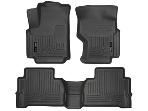 Husky Liners Weatherbeater Front And Second Seat Floor Liners 3 Piece