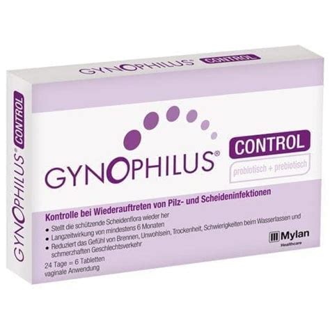 Gynophilus Control Vaginal Tablets Lactobacillus Casei Lactobacillus