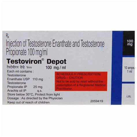 Testosterone Enanthate Injection At ₹ 451vial Steroids And Harmones In