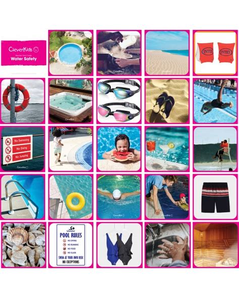 Buzzing With Bee Bot Grid Cards Water Safety