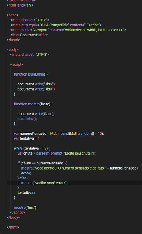 capítulo jogo de adivinhacao v html JavaScript e HTML desenvolva um jogo e pratique lógica