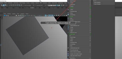 Menu Gets Stuck Above Windowscreen Autodesk Community