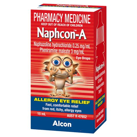 Naphcon A Allergy Relief Eye Drops 15ml