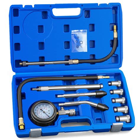 11pc Compression Tester Automotive Engine Compression Tester Adapter