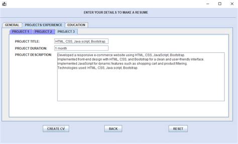 Online Resume Building Using Java Project In Java With Source Code And Report Download