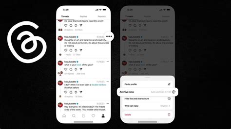 threads tests automatic archiving of older posts