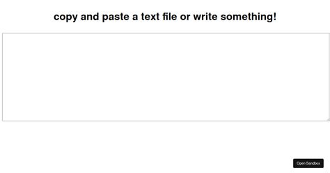 React Copy Paste Parse Codesandbox