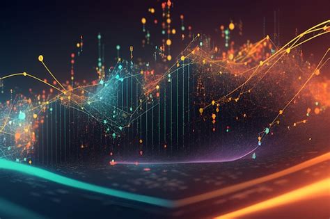 Premium AI Image A Computer Screen With A Graph In The Middle Of It