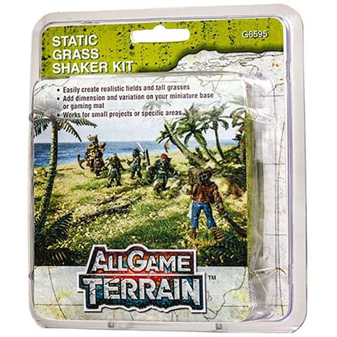 All Game Terrain Static Grass Shaker Kit Wargaming Scenery Decoration Set