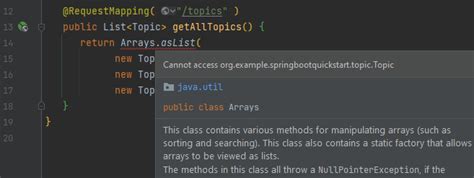 Java Arraysaslist Cannot Access Class In Same Package Stack Overflow