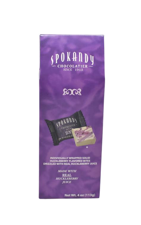 4oz Huckleberry Bite Tote Spokandy Chocolatier