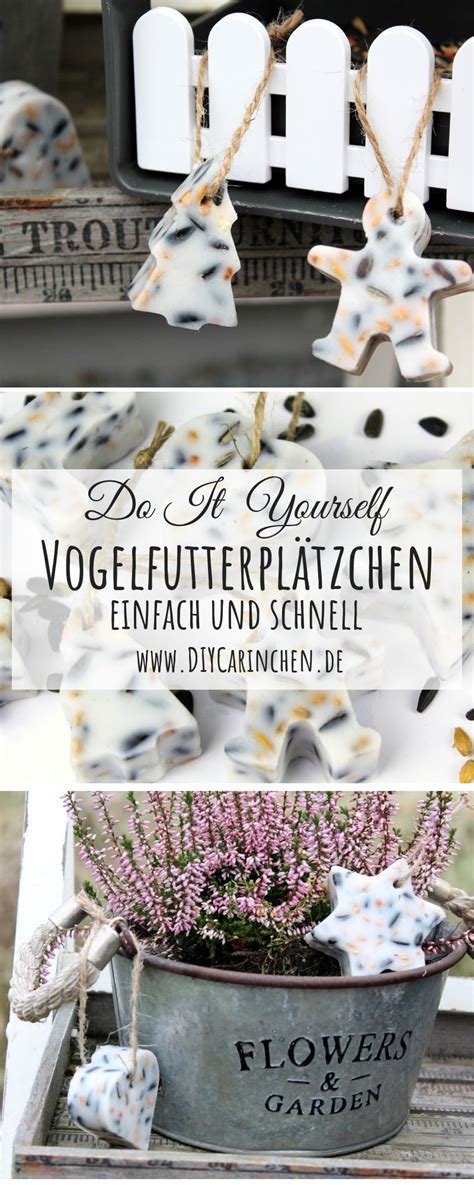 Diy Vogelfutter Knödel Mit Plätzchenformen Einfach Selber Machen Vogelfutter Vogelfutter