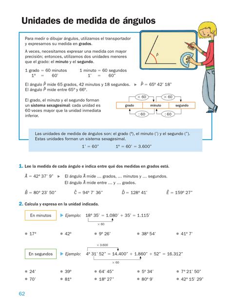 Ejercicios Ángulos Matemáticas 6º De Primaria Y 1º Eso Orientacion Andujar