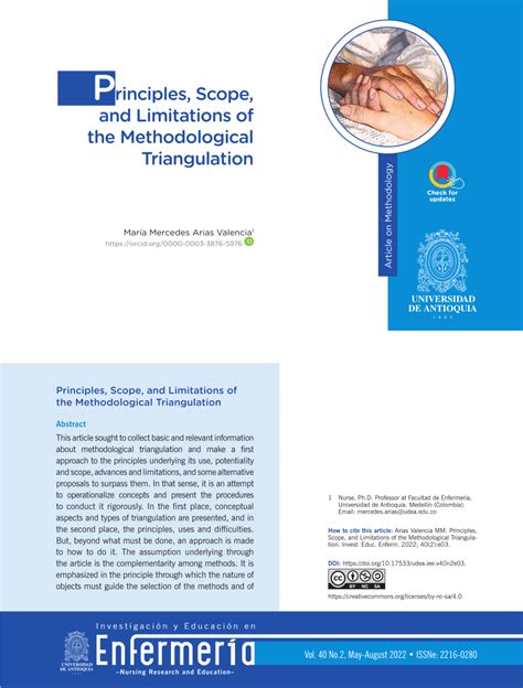 Pdf Principles Scope And Limitations Of The Methodological