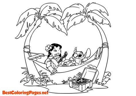 Free Printable Coloring Pages Lilo And Stitch