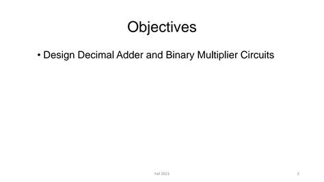 Solution Lecture4 Chapter4 Design Decimal Adder And Binary Multiplier