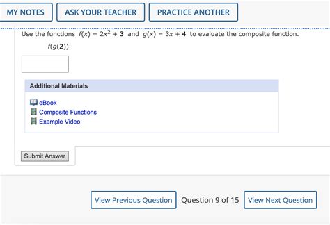 solved use the functions f x 2x2 3 and g x 3x 4 to