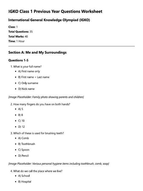 Sample Paper Igko Pdf
