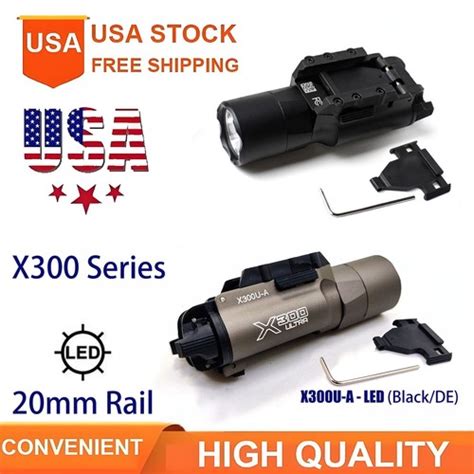 Tactical Weapon Mounted Light X300 Ultra X300u Flashlight For Pistol