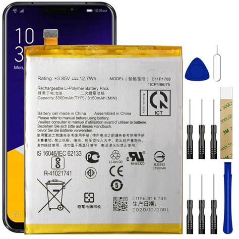 Ddong High Capacity Replacement Battery For Asus Zenfone India Ubuy