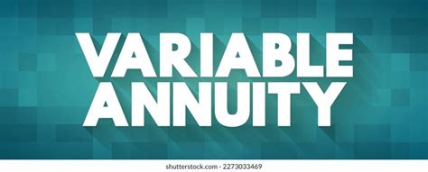Variable Annuity Type Annuity That Can Stock Vector Royalty Free