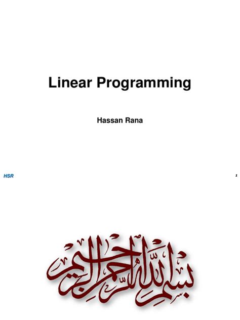 Maximizing Profits Through Optimal Resource Allocation A Linear