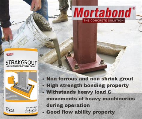 Construction Grout Strakgrout Non Shrink Structural Grout Commercial And Industrial