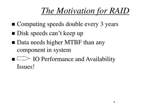 PPT RAID Overview PowerPoint Presentation Free Download ID