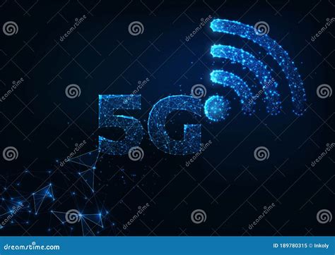 Futuristic 5g Wireless Internet Connection Innovative Technologies