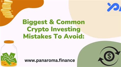 Biggest And Common Crypto Investing Mistakes To Avoidpdf