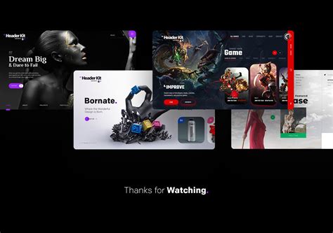 UI UX Header Kit Pack I On Behance