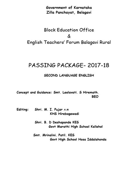 Passing Package 1 Pdf Mahatma Gandhi