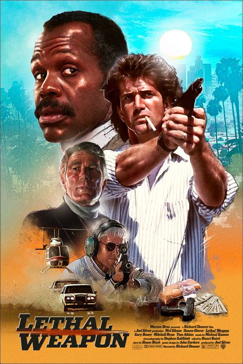 Lethal Weapon Movie Poster Lethal Weapon 7 Poster For Sale By